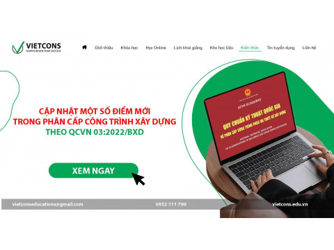 Cập Nhật Phân Cấp Công Trình Theo QCVN 03:2022/BXD Mới Nhất | Vietcons Education