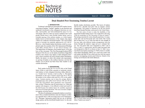 Dual-Banded Post-Tensioning Tendon Layout – PTI 2023 | Ghi chú kỹ thuật ...